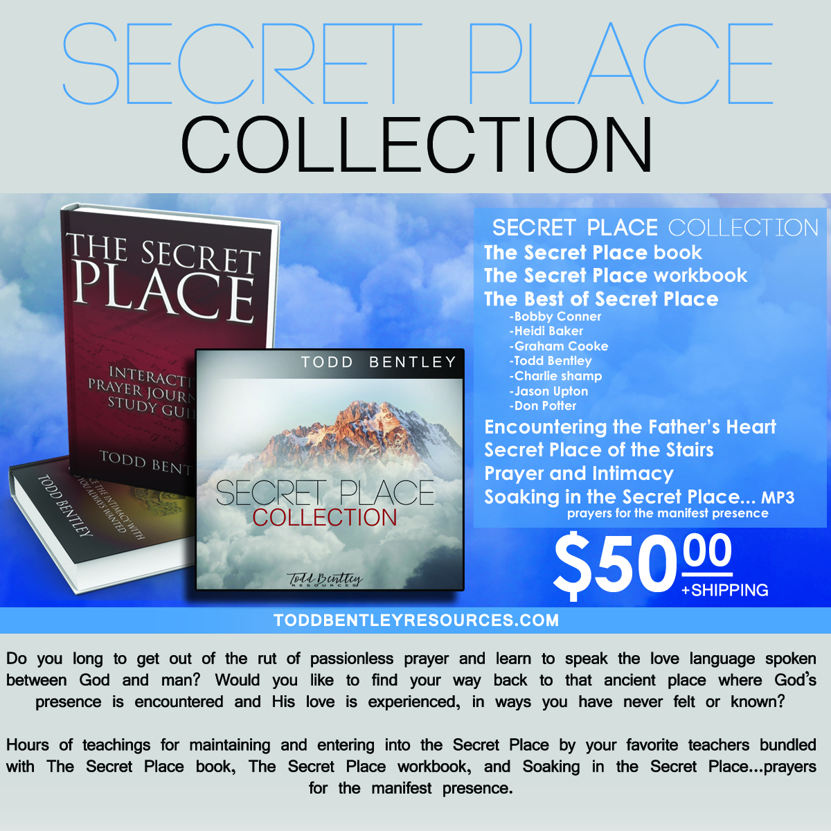 Secret Place Collection - Todd Bentley Resources